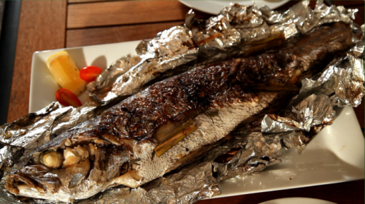 Stuffed Kabeljou Fish - Demand Africa
